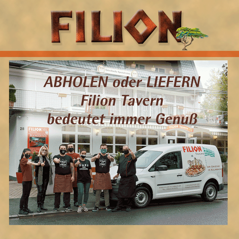 Filion - das Griechische Restaurant am Stadtpark in Kulmbach